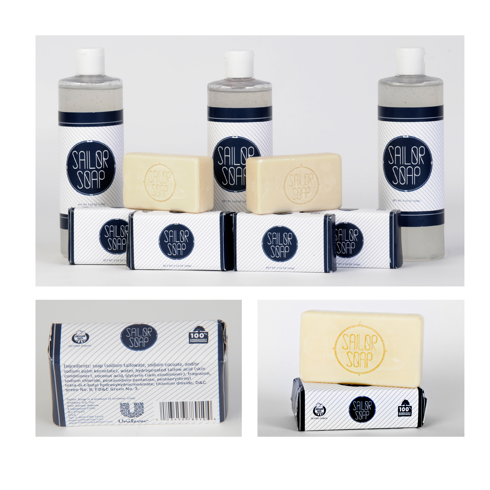 Sailor Soap Brand and Package Design – TyCumminsDesign.com